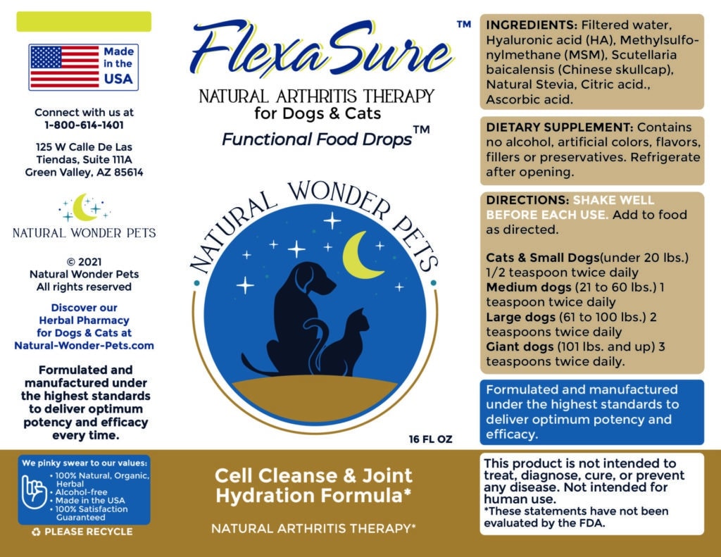 FlexaSure Dog Arthritis Formula: Cell Cleanse & Joint Relief